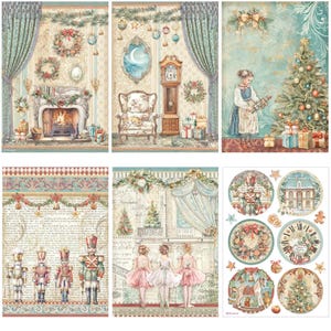 Stamperia A4 the Nutcracker Rice Paper - Decoupage Rice Paper - Holiday ...