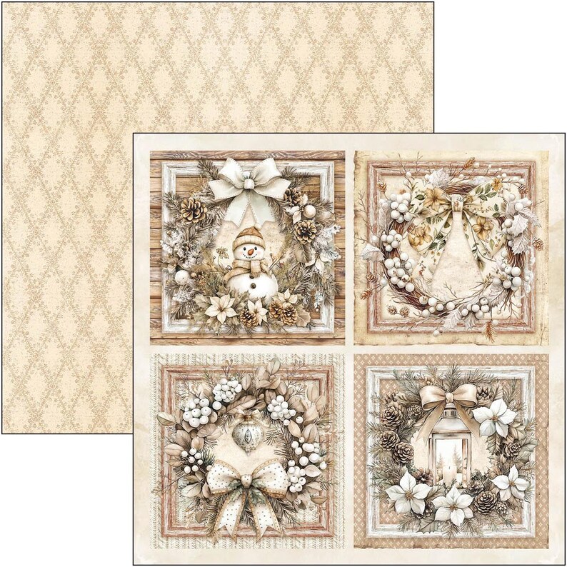 Ciao Bella 12x12 Patterns Winter Season - 12x12 Cardstock - Double ...