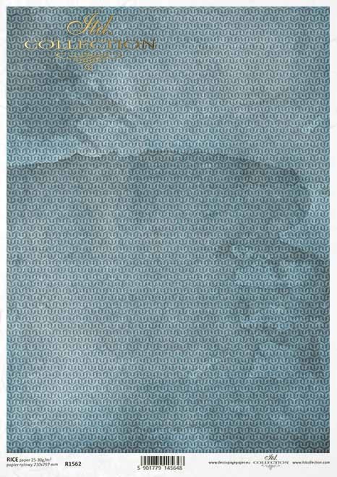 ITD Collection Blue Background Rice Paper - Blue Background Rice Paper ...
