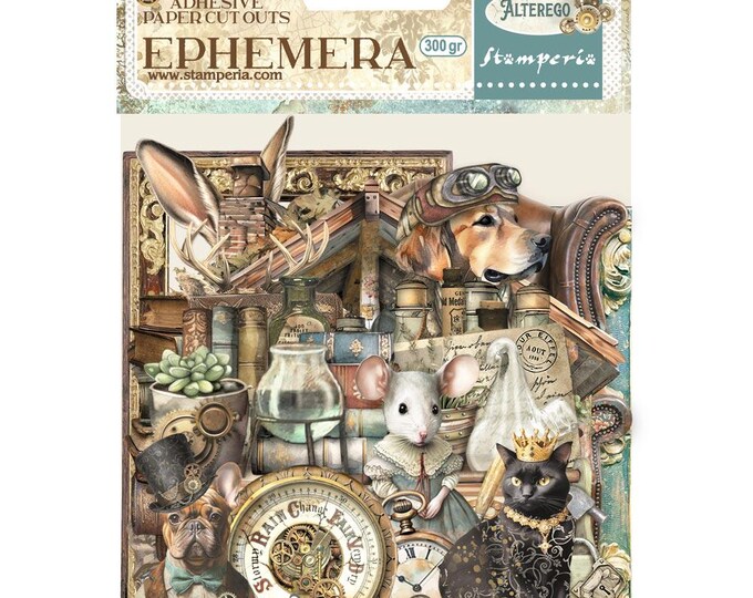 Stamperia Alterego Ephemera - Ephemera Assortment - Adhesive Ephemera ...