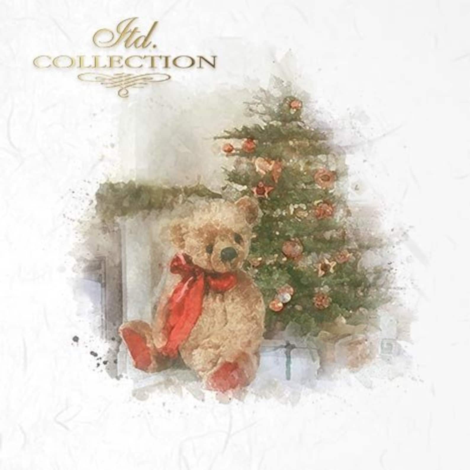 MINI Teddy Bear Christmas Rice Paper Set ITD Rice Paper - Etsy