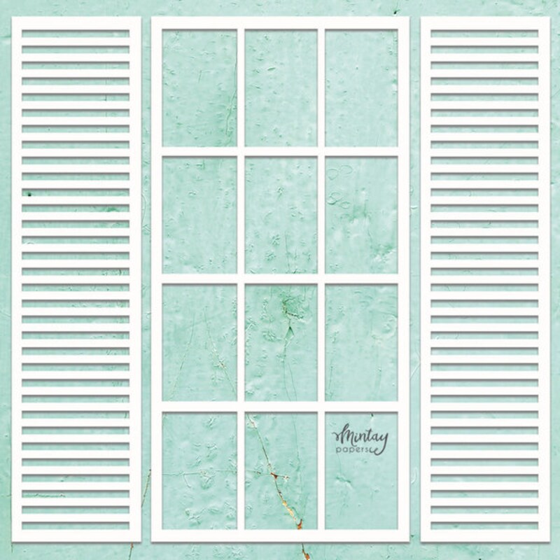 Shutters Cut Out - Etsy