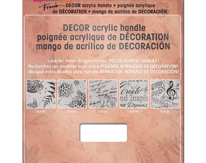 Stampendous 8” X 8” Square Handle - Stamp Blocks - Acrylic Handle ...