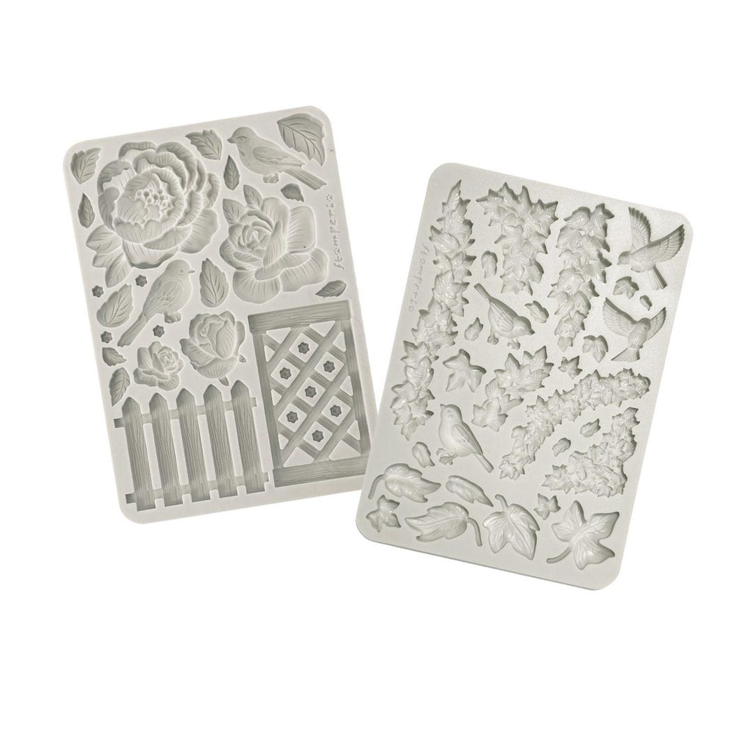Stamperia A5 House of Roses Silicone Mould - House of Roses Collection ...