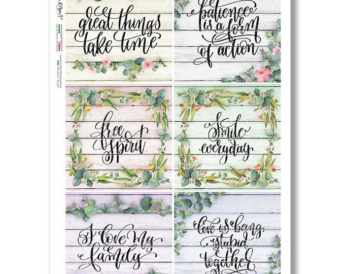 Paper Designs Rice Paper Phrases Rice Paper Phrase Rice Paper Decoupage ...