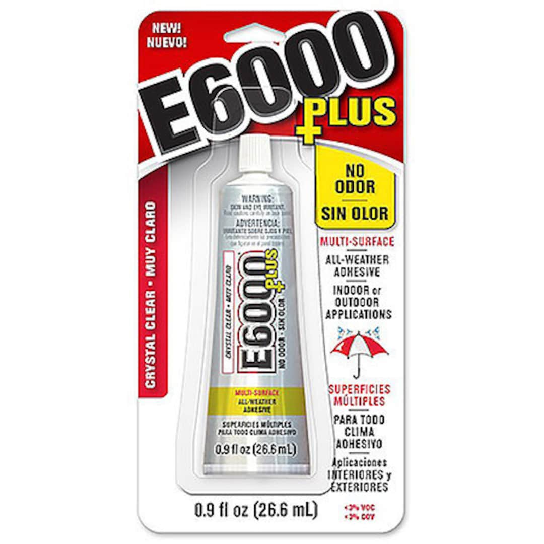 E6000 Plus 0.9 Fl Oz Tube - Industrial Adhesive - Flexible Adhesive ...