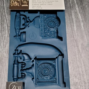 Vintage Phones Silicone Mold Zuri Designs Zuri Molds Shaping Mould ...