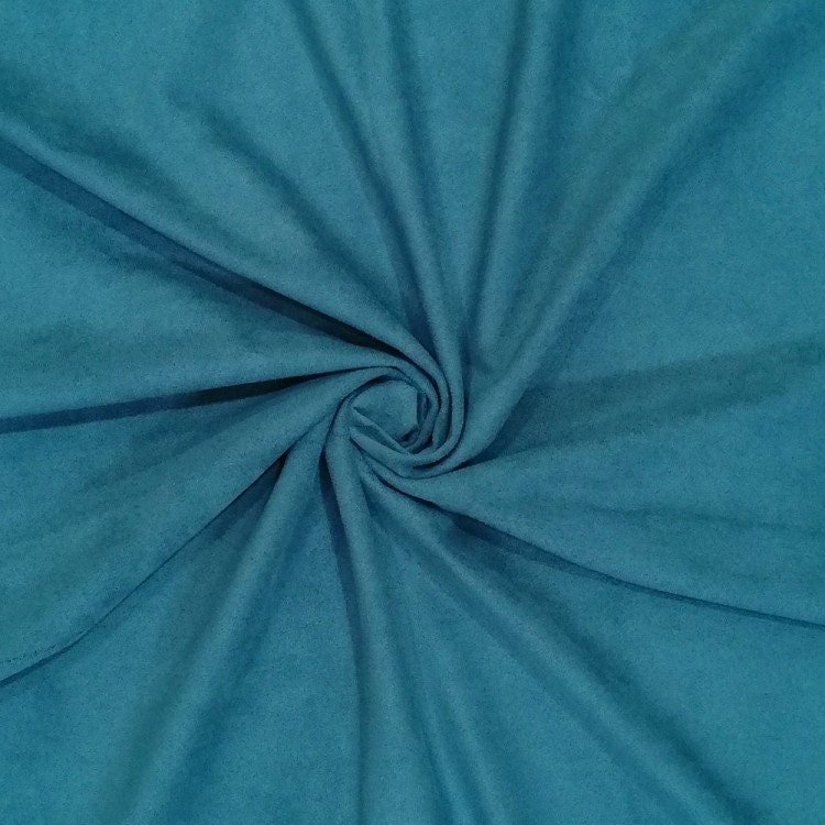 Blue Ultra Suede Fabric - Etsy