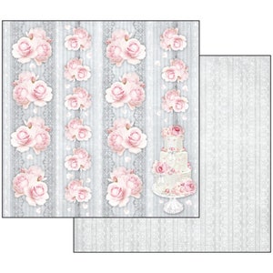 Stamperia 12x12 Wedding Cardstock - Double Sided Cardstock - 12x12 ...