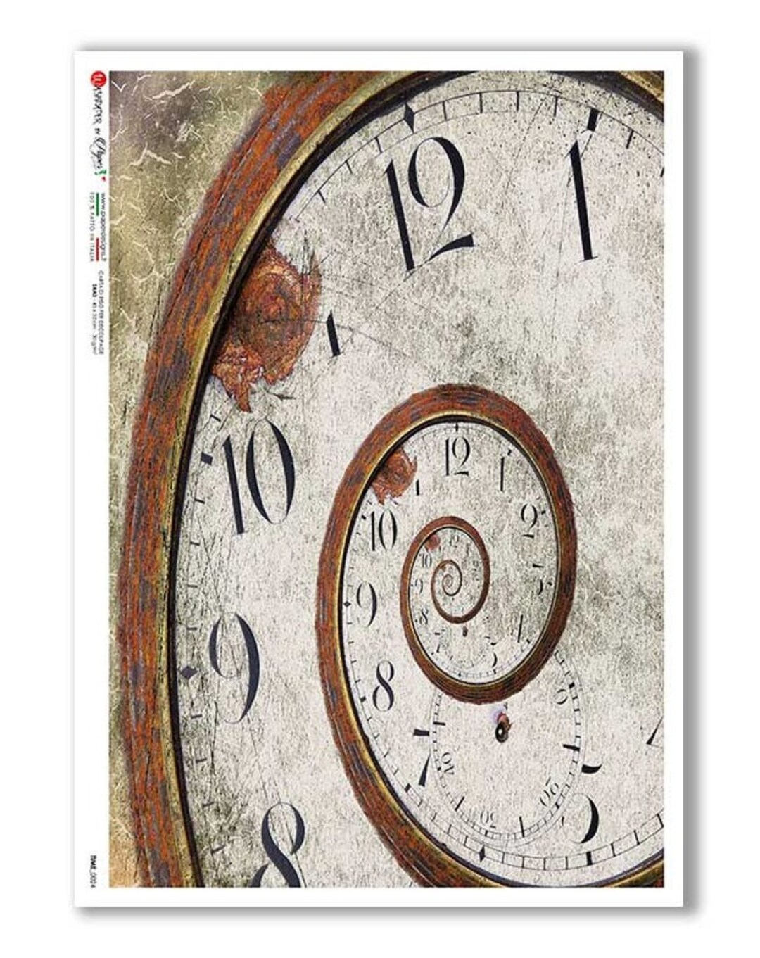 Paper Designs Rice Paper - Time Rice Paper - Watch Rice Paper ...