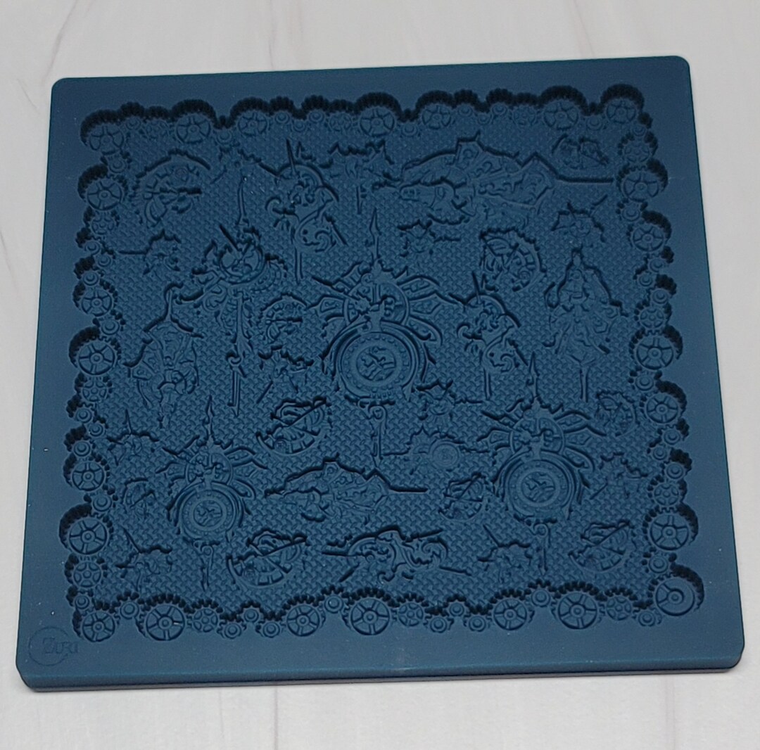 Steampunk Clocks Silicone Mold Zuri Designs Zuri Molds - Etsy