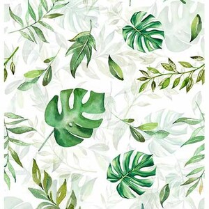 ITD Collection - Green Leaves Rice Paper - Leaves Rice Paper - A4 Rice ...