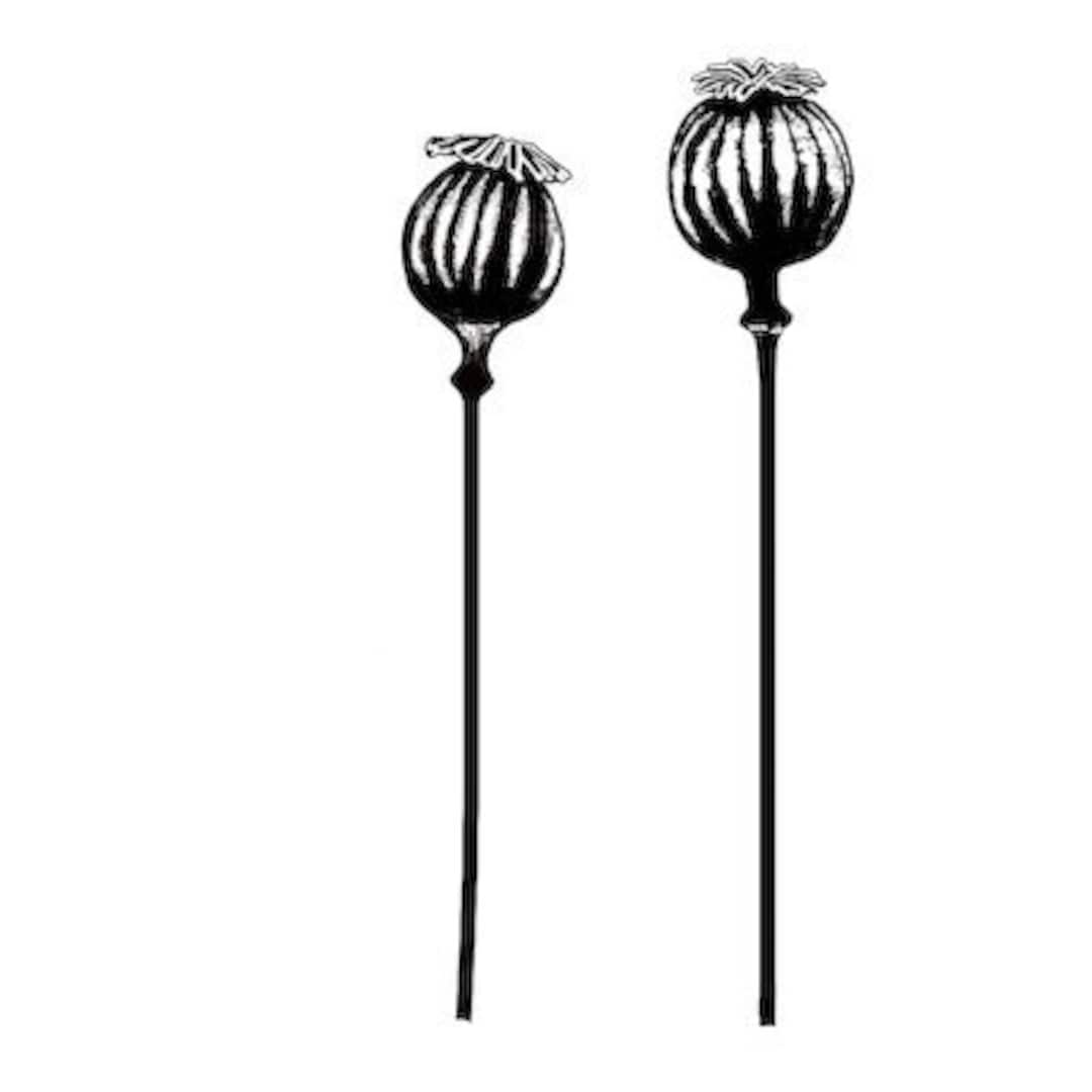 Lavinia Stamps Poppy Pods - Poppy Pods Stamp - Clear Cling Stamp ...