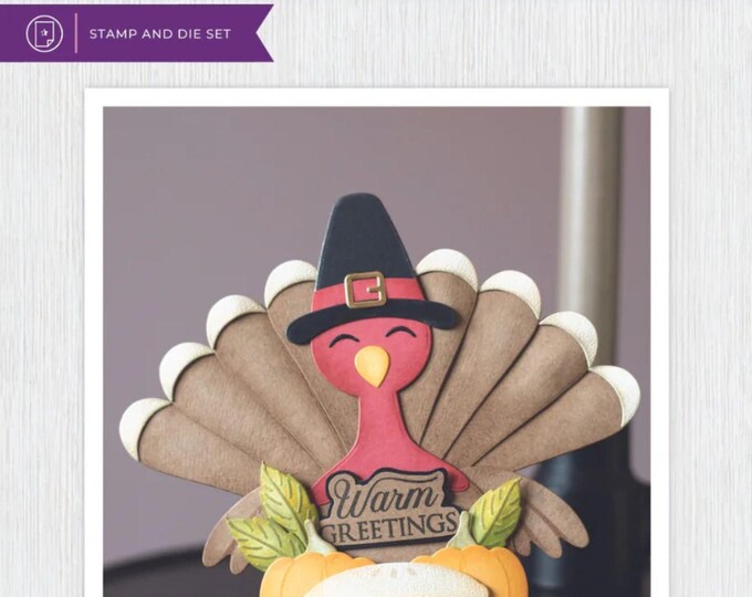 Crafter's Companion Thanksgiving Turkey Stamp and Die Set - Card Making ...