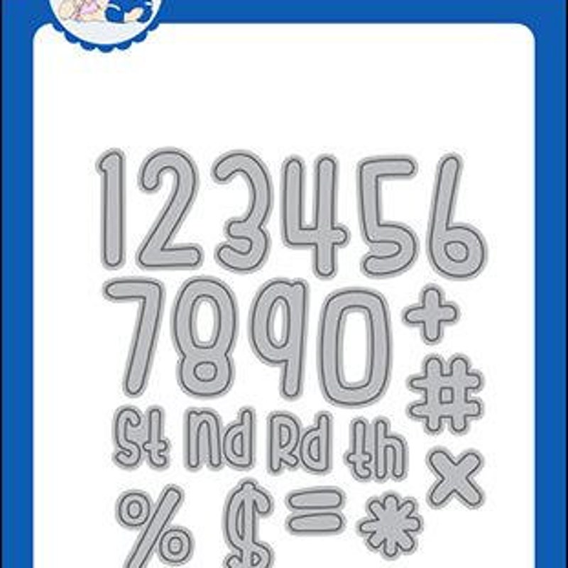 Number Dies for Card Making - Etsy