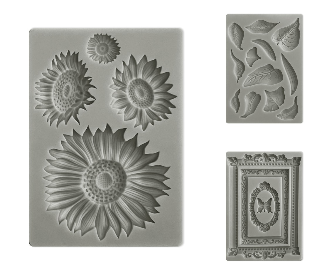 Stamperia A6 Sunflower Art Silicone Mold - Stamperia Molds - Shaping ...
