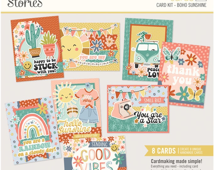 Simple Stories Boho Sunshine Card Kit Simple Cards Card Kit Boho ...