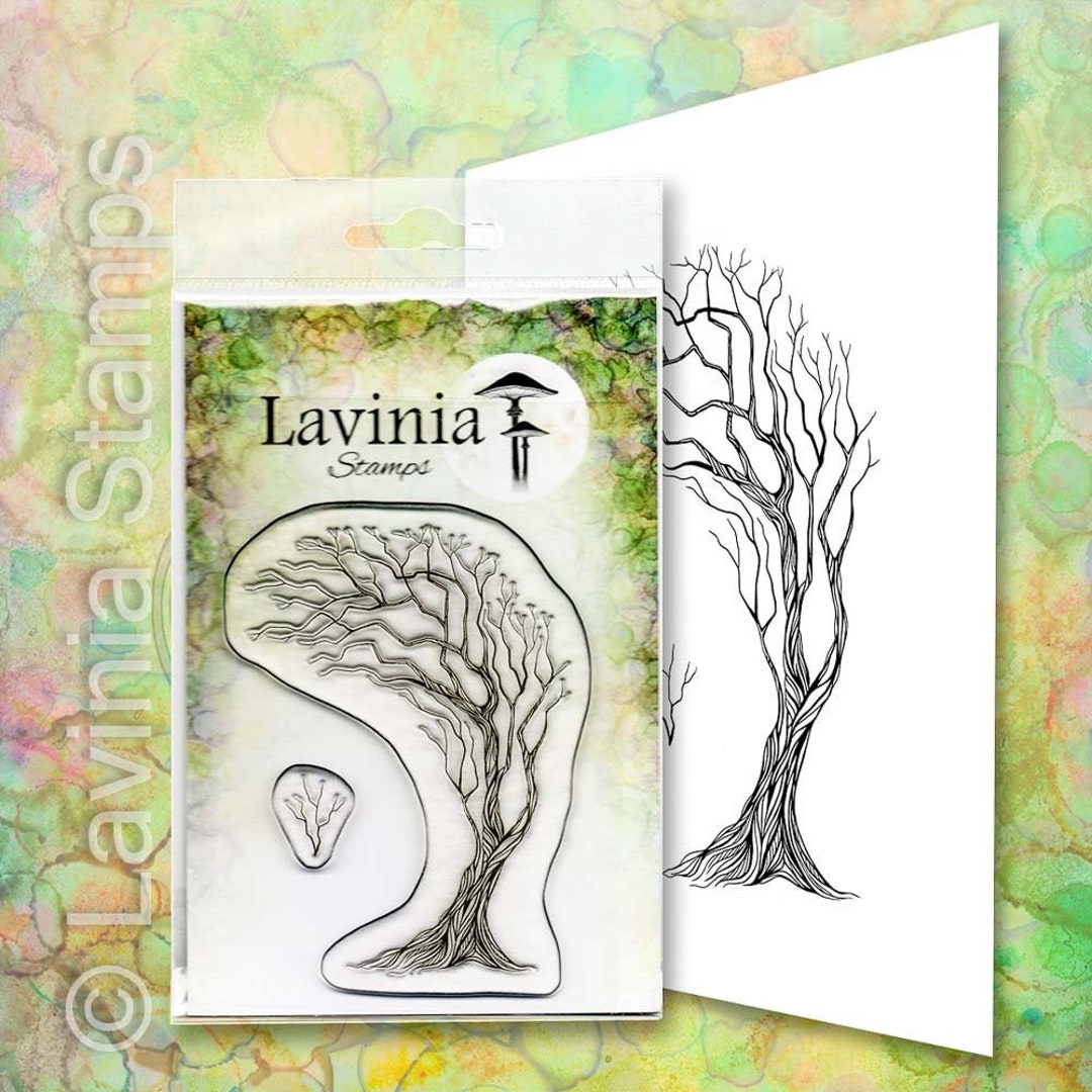 Lavinia Tree of Hope Stamp - Tree Cling Stamp - Silhouette Stamp - Tree ...