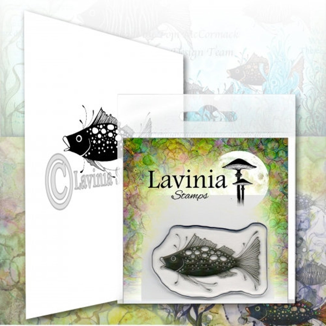 Lavinia Stamps Arlo - Fairy Fish Stamp - Clear Cling Stamp - Fish Stamp ...