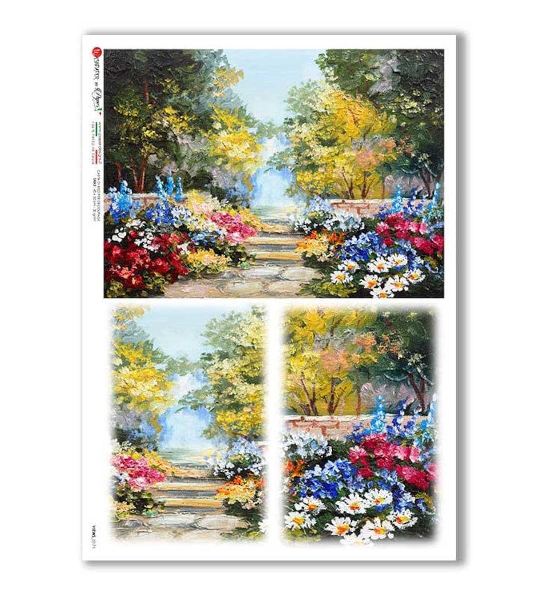 Paper Designs Rice Paper - Landscape Paper - Views Rice Paper ...