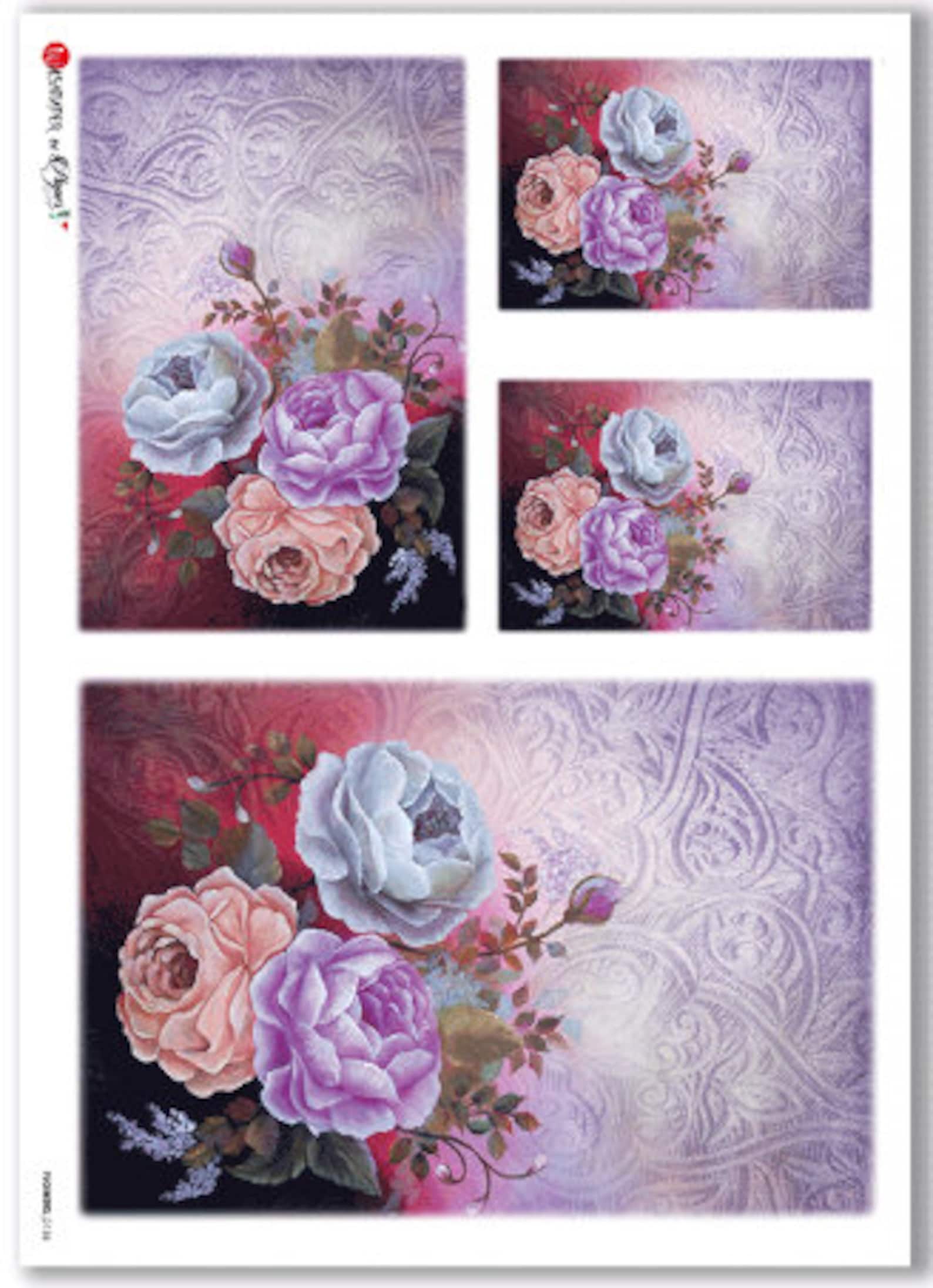 Paper Designs Rice Paper Flowers Flower Rice Paper - Etsy