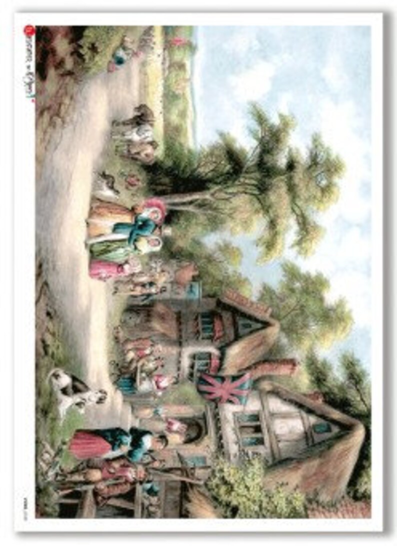 Paper Designs Rice Paper - Views - Landscape Rice Paper - Decoupage ...