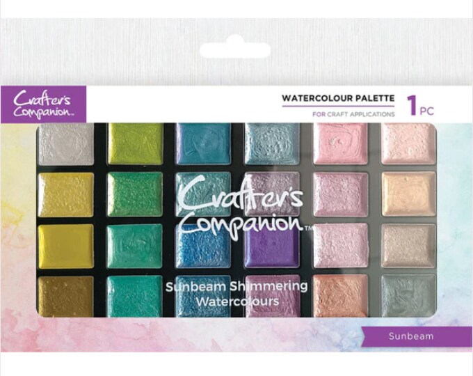 Crafter's Companion Sunbeam Watercolor Palette - Watercolor - Shimmer ...