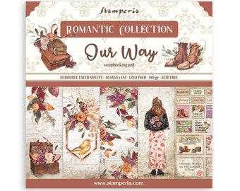 Stamperia 12x12 Woodland Cardstock Double Sided Cardstock 12x12 ...