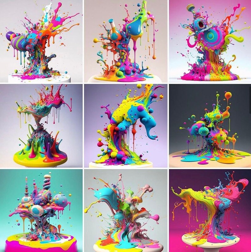 AI artificial Intelligence Generated Custom Artwork - Etsy