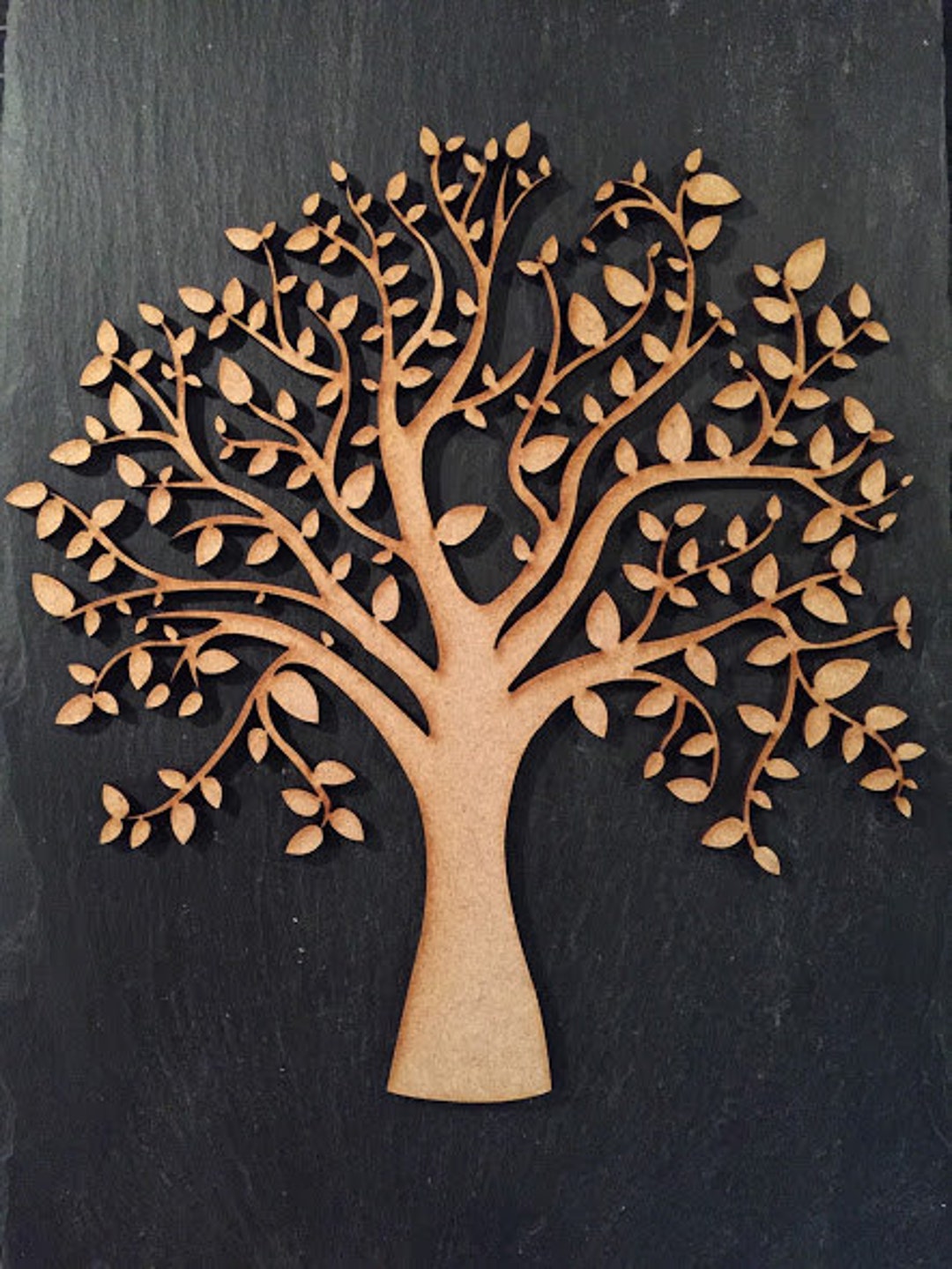 MDF Crafting Laser Cut Decorative Wooden Tree Leaves - Etsy Hong Kong