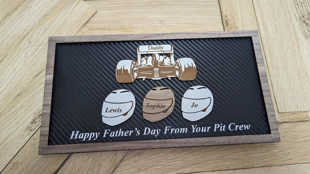 Happy Father's Day From Your Pit Crew, Gift for Dad, Daddy, Mum, Mummy ...