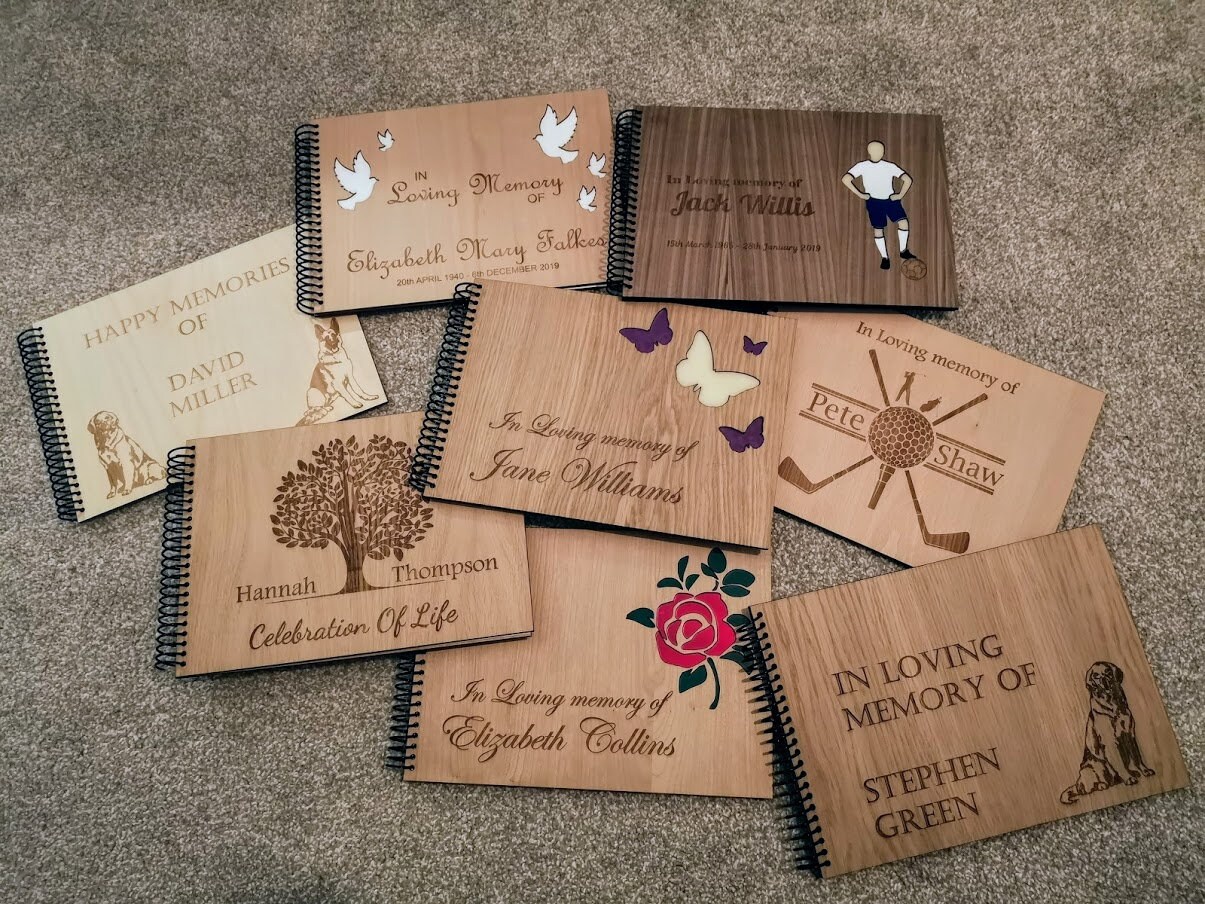 Rustic Wooden In Memory Memorial Personalised Engraved | Etsy