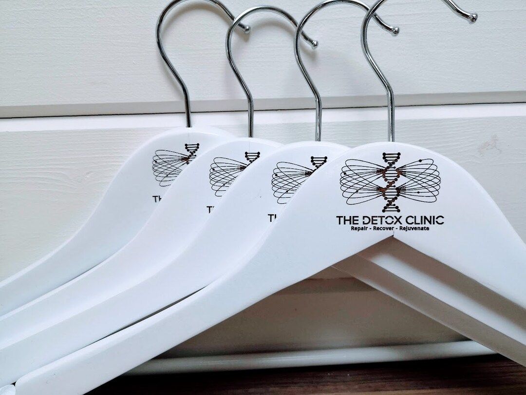 Engraved Wooden / White Clothes Hangers - Wedding Party; Bride ...