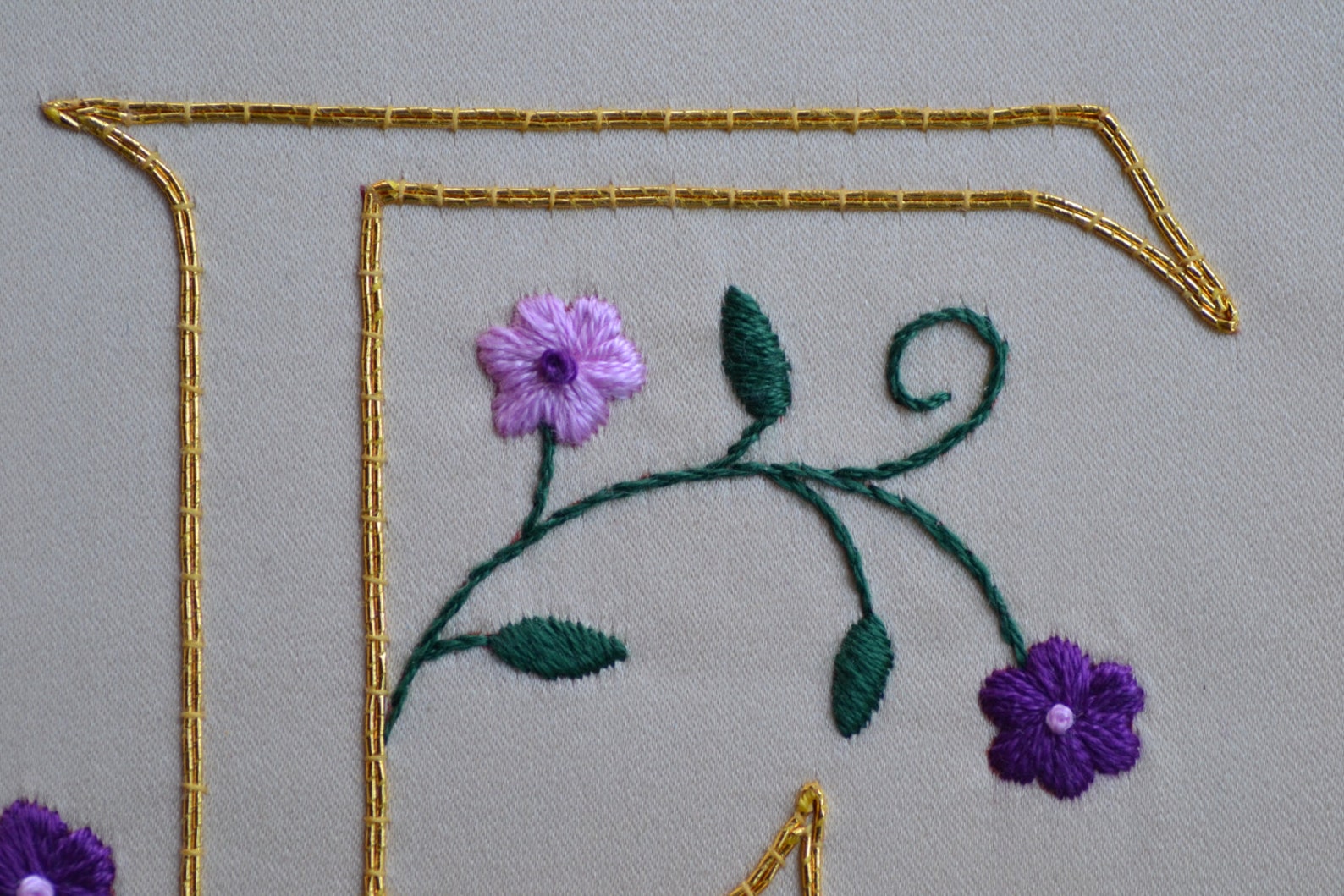 Embroidered Illuminated Letter Kits All Letters Available - Etsy