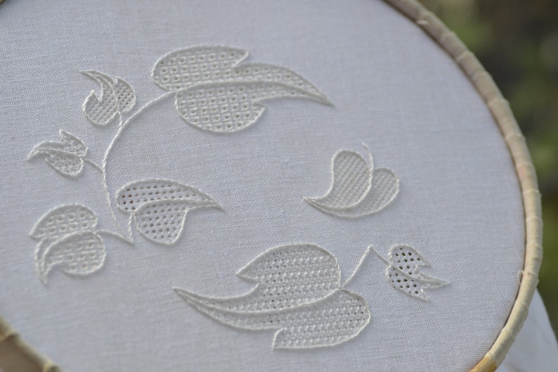 Pulled Thread Whitework Embroidery Kit - Etsy