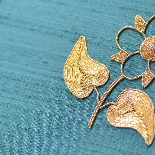 Goldwork Rose Embroidery Kit - Etsy UK