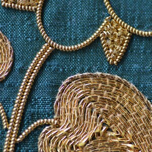 Goldwork Rose Embroidery Kit - Etsy UK