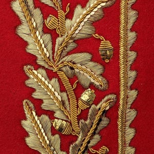 Napoleonic Coat Goldwork Sampler Kit - Etsy