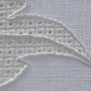 Pulled Thread Whitework Embroidery Kit - Etsy