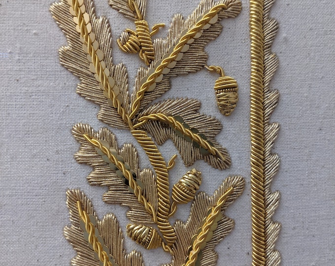 Napoleonic Coat Goldwork Sampler Kit - Etsy