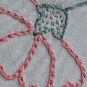 Dianthus Surface Embroidery Kit - Etsy