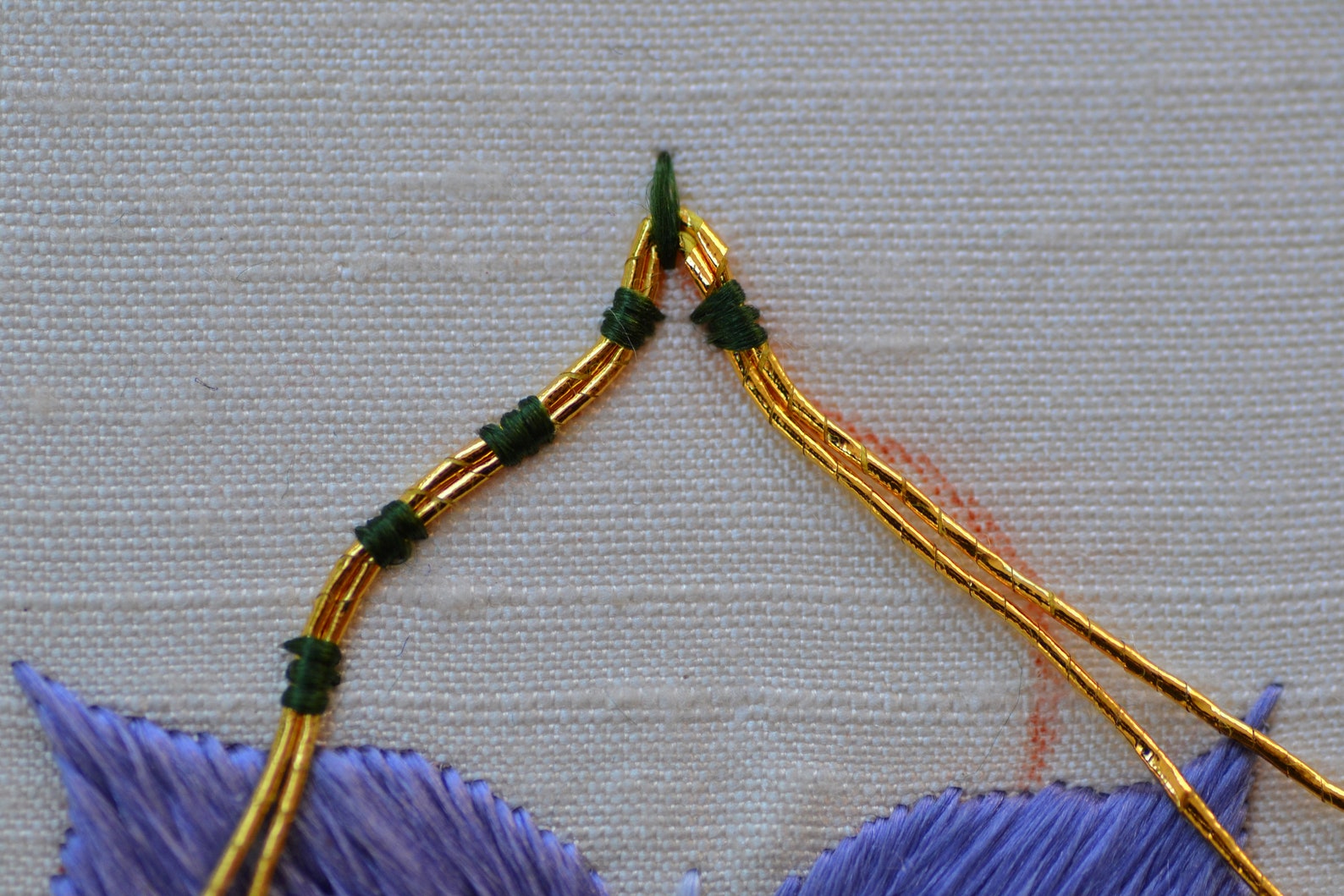 Silk & Gold Rose Embroidery Kit - Etsy