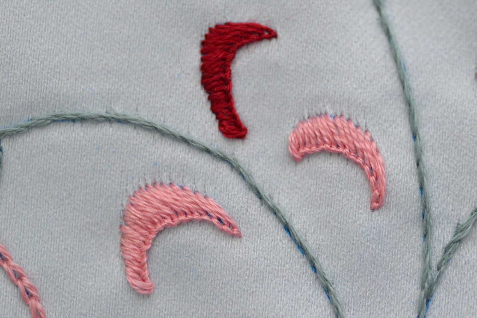 Dianthus Surface Embroidery Kit - Etsy