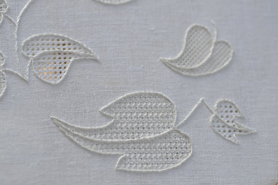 Pulled Thread Whitework Embroidery Kit - Etsy