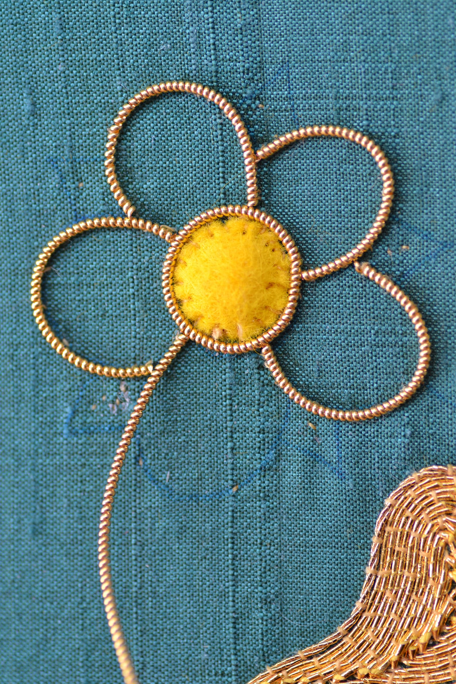 Goldwork Rose Embroidery Kit - Etsy UK