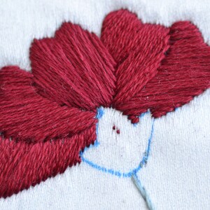 Dianthus Surface Embroidery Kit - Etsy