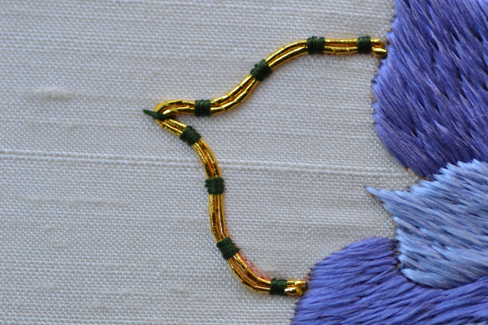 Silk & Gold Rose Embroidery Kit - Etsy