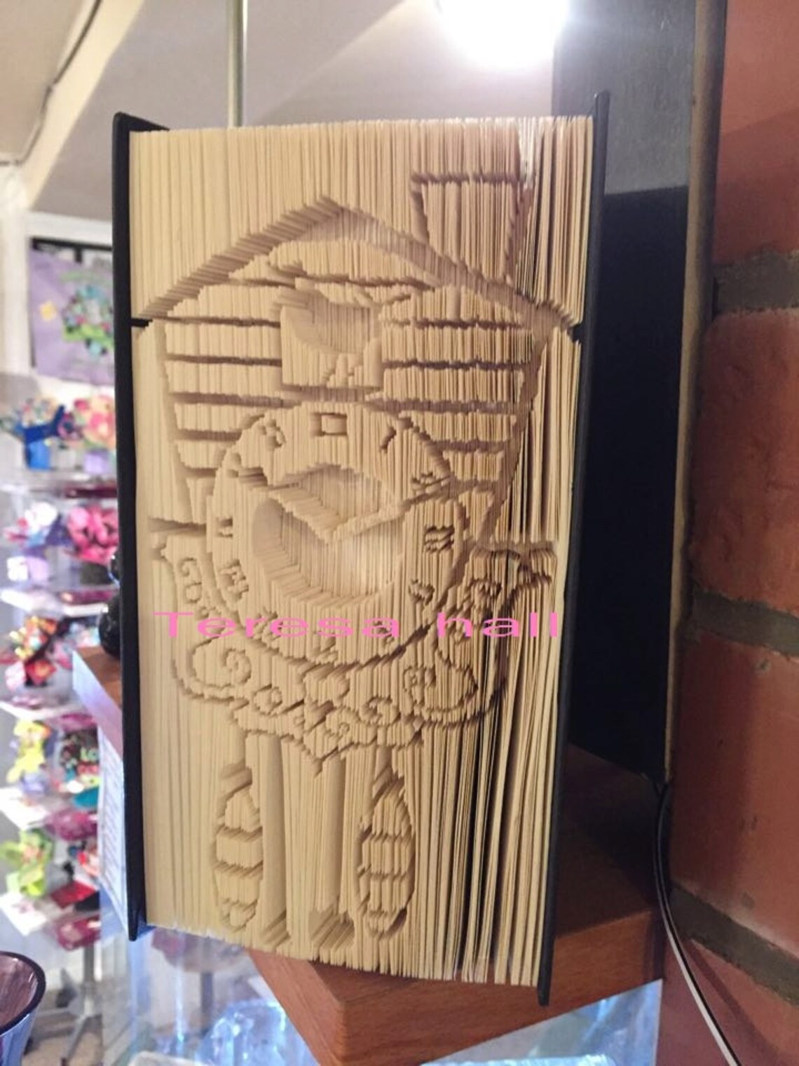 Book folding cuckoo clock cut and fold bird | Etsy