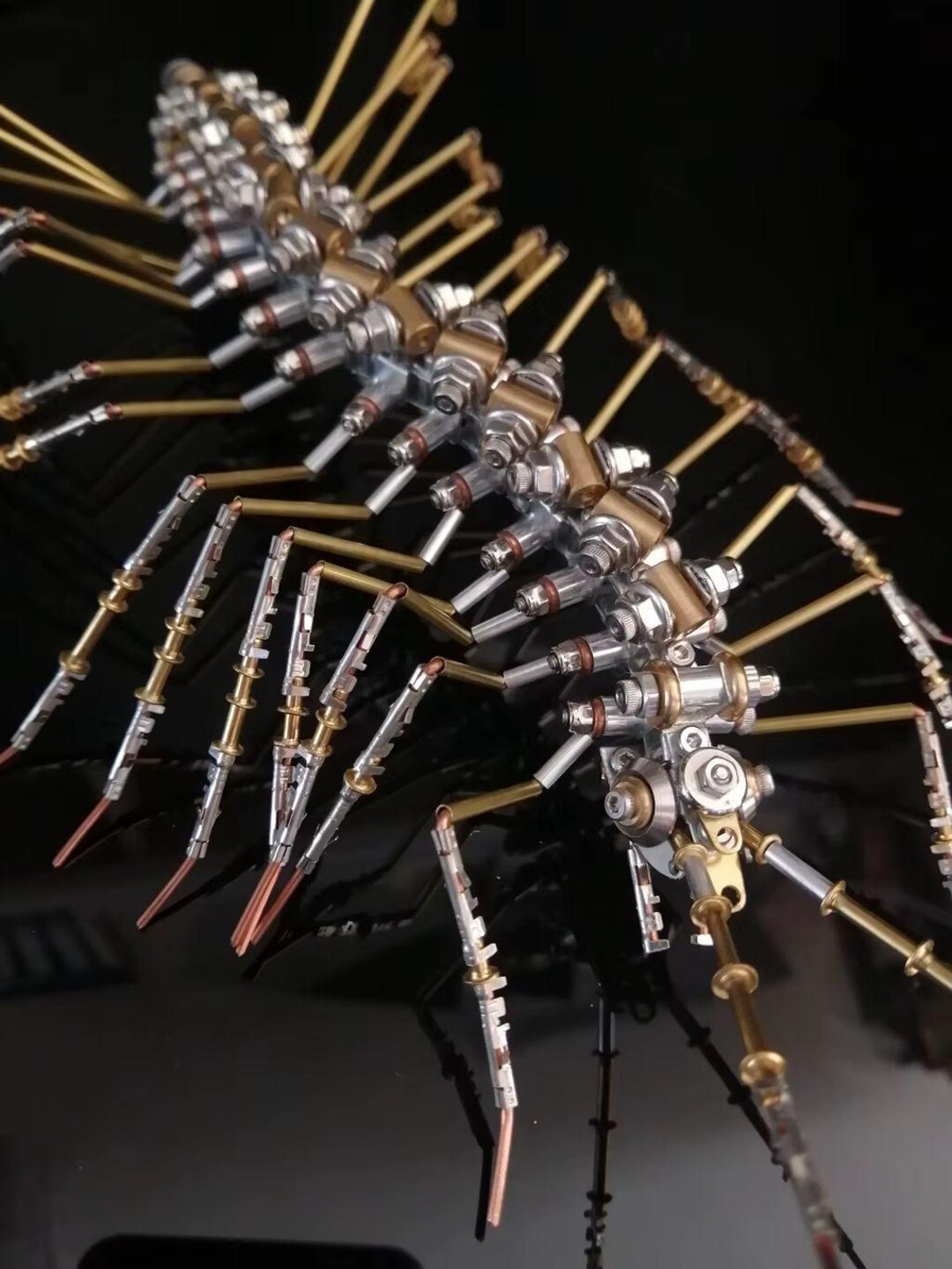 3D Puzzle Centipede Metal Model Kit – Steampunk Mechanical Insect DIY ...