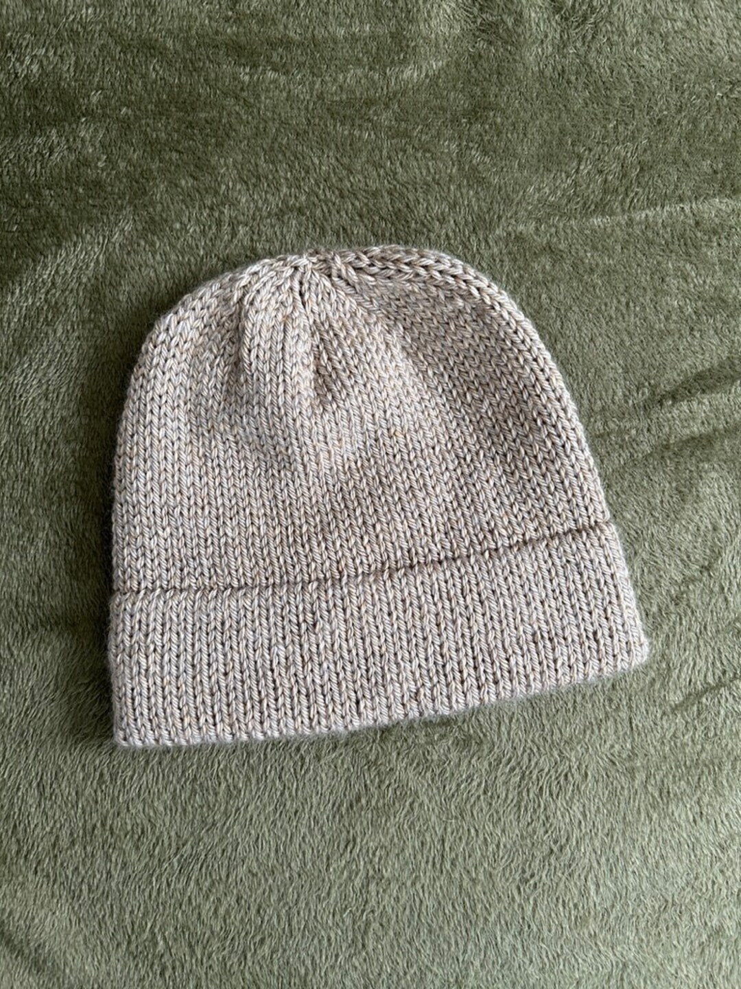 Grand Canyon Cream, Double-knit Brim Beanie, Ready to Ship - Etsy